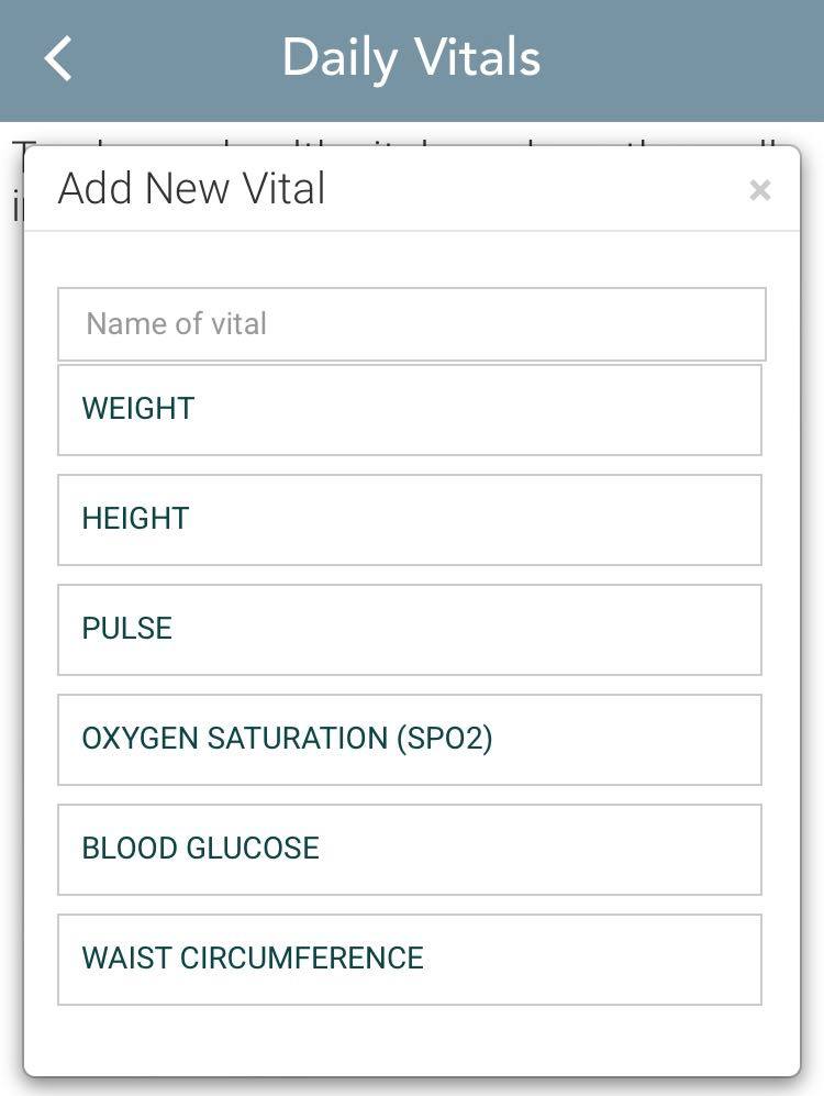 How to Add a Vital – Health Storylines